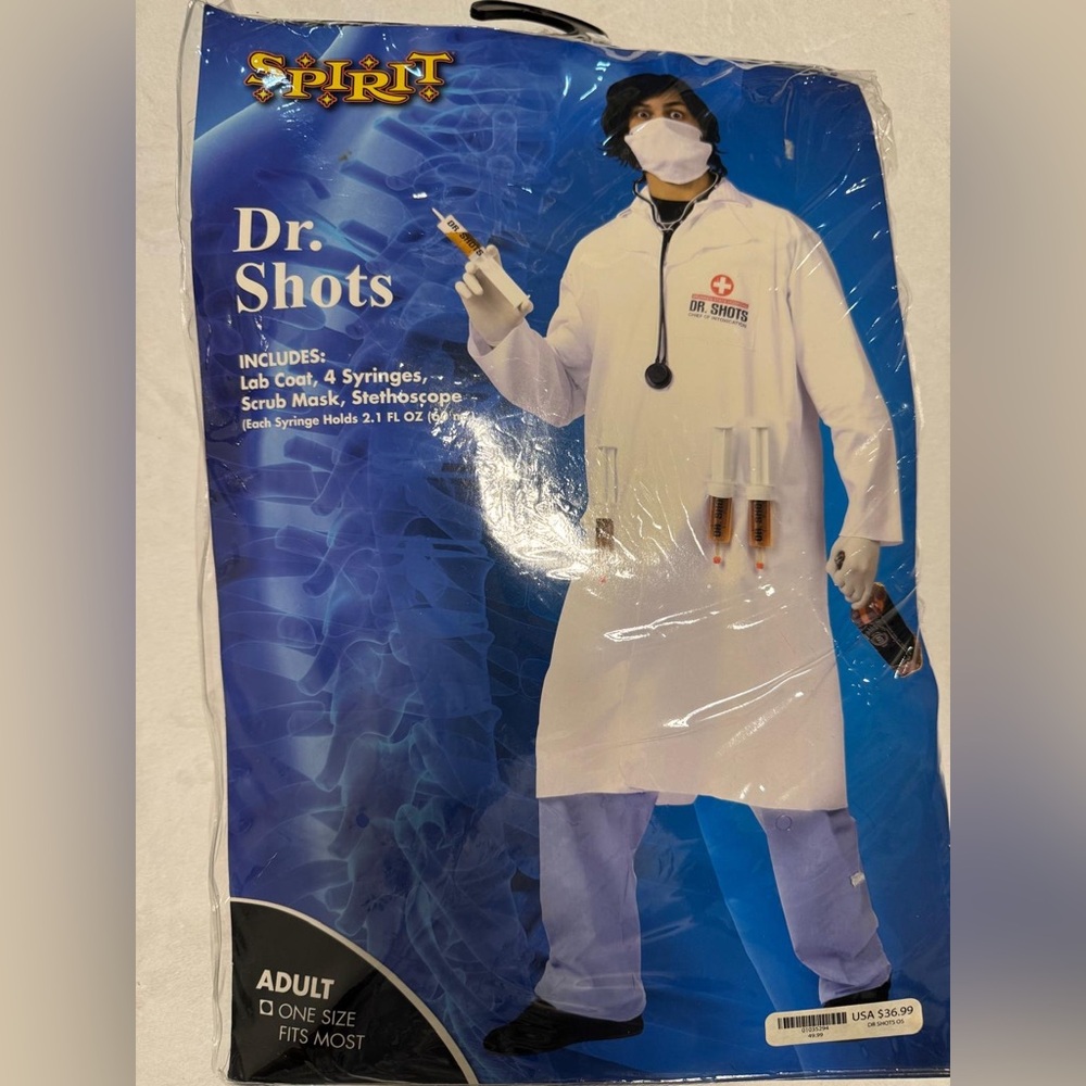 Dr Shots Costum From Spirit Halloween Store - Gem
